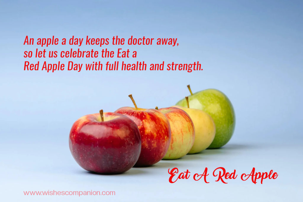 Eat A Red Apple Day: 40+ Wishes, Messages And Quotes