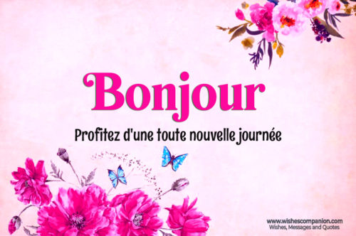 Good Morning Love Messages and Wishes in French