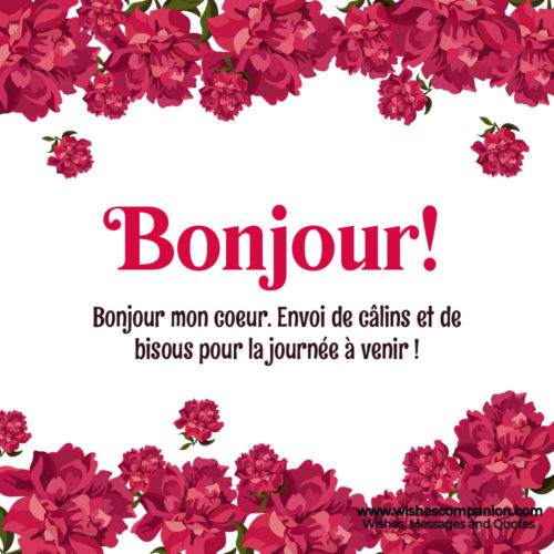 Good Morning Wishes in French - Wishes Companion