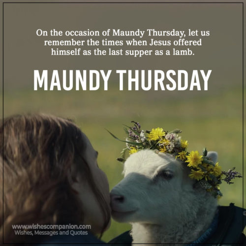 Maundy Thursday 20+ Messages, Wishes And Greetings
