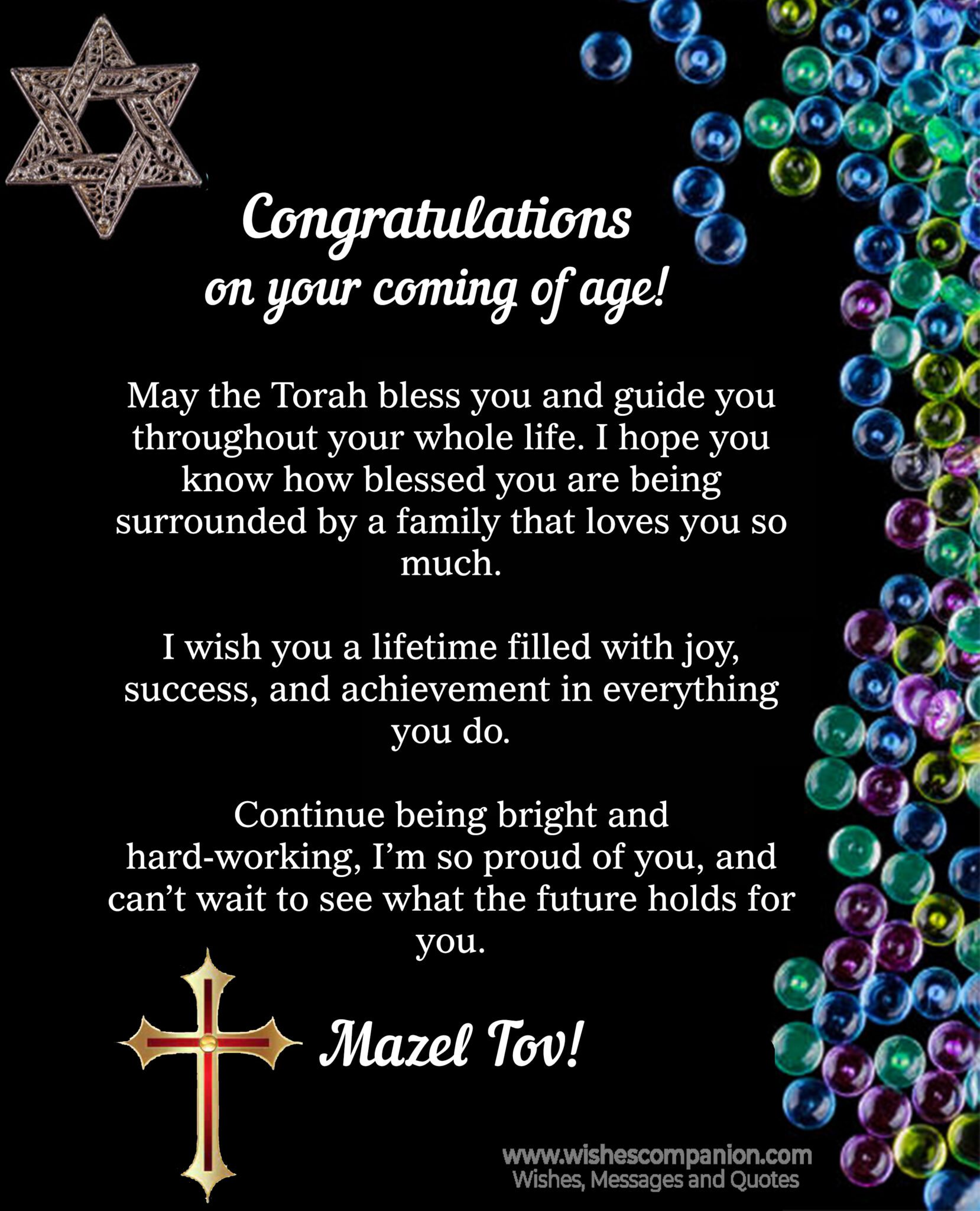 Bar Mitzvah and Bat Mitzvah Wishes - Wishes Companion