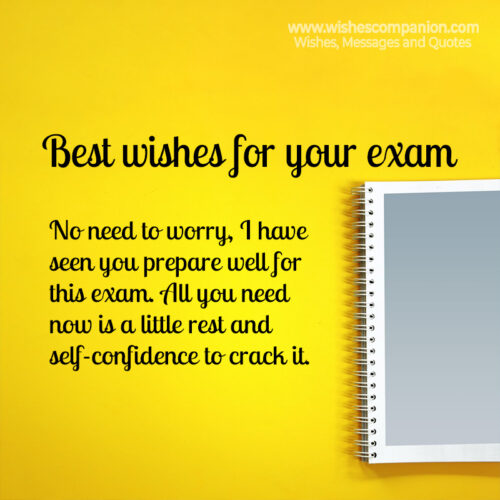 100+ Exam Wishes, Messages and Quotes - Wishes Companion