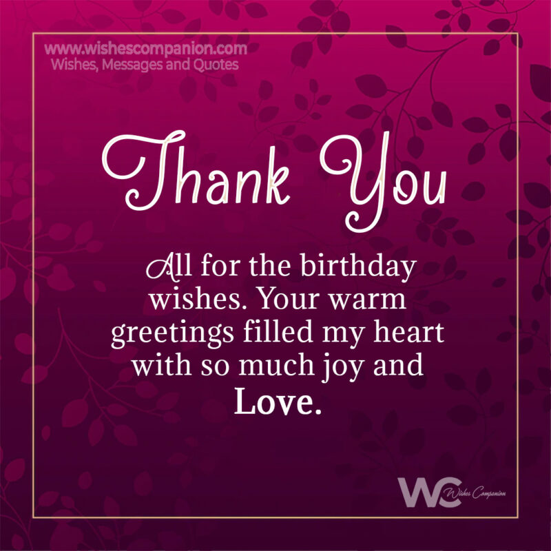 Thankyou Wishes and Greetings