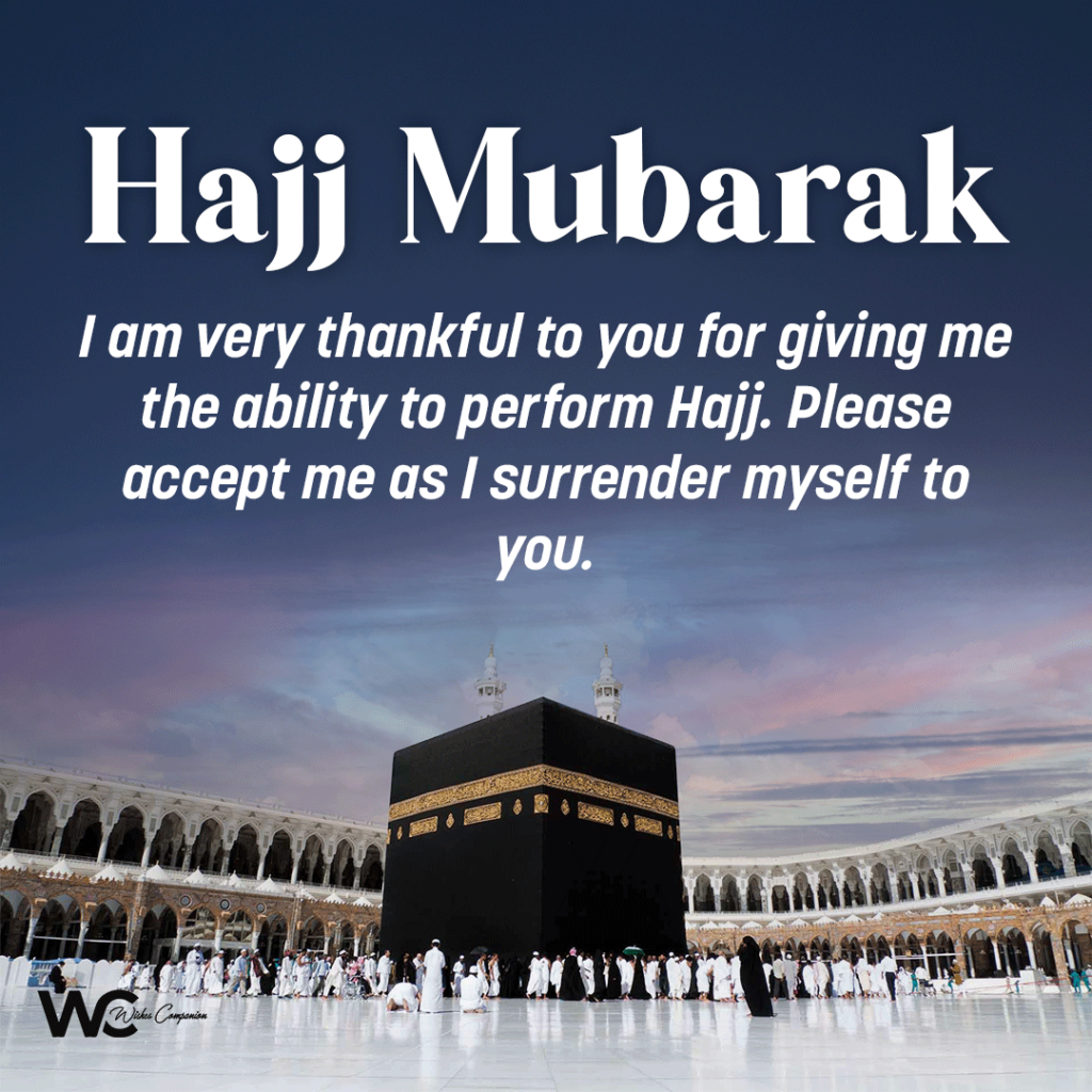 Hajj Mubarak Wishes, Messages and Images - Wishes Companion